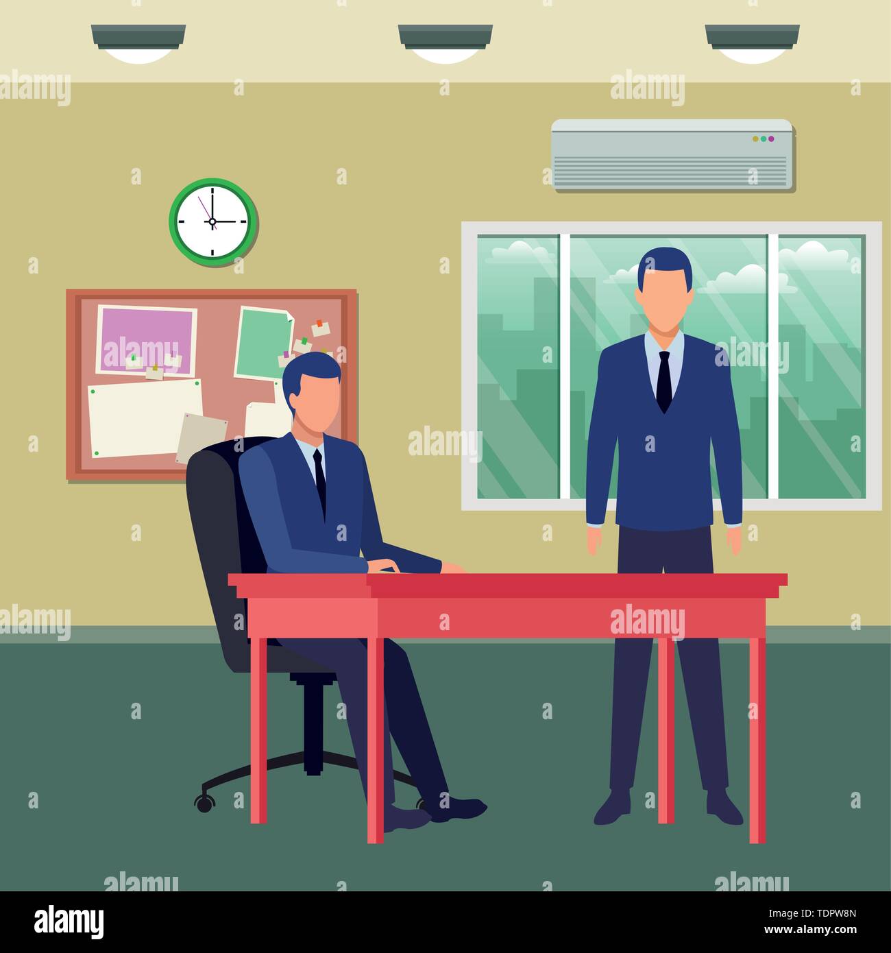 business people avatars cartoon character Stock Vector Image & Art - Alamy