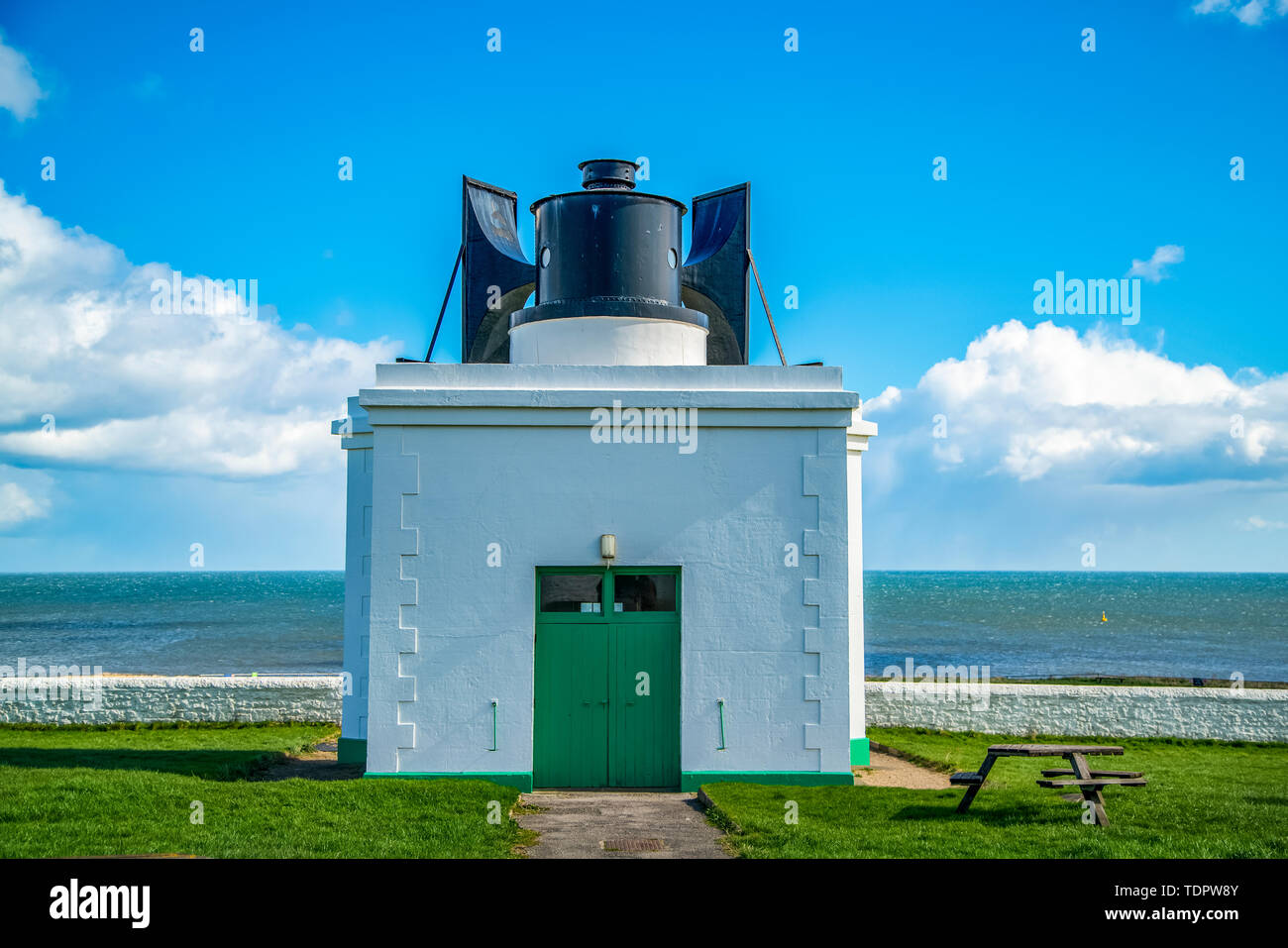 Nautical building along the waterfront; South Shields, Tyne and Wear ...