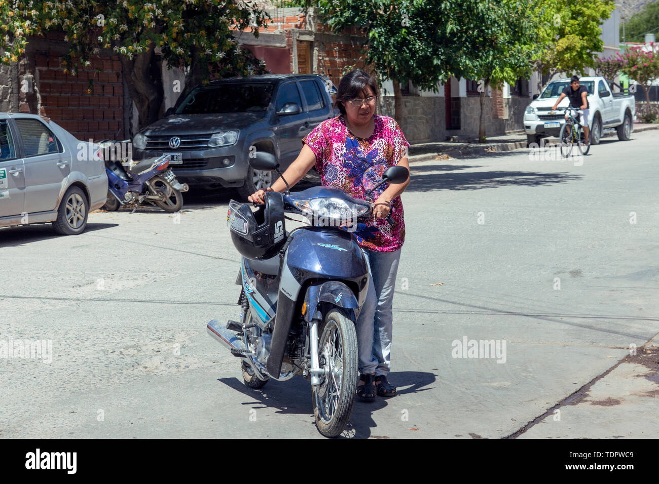 South America, Argentina, motorcade, mist, clouds, roads, roads, cactus ...