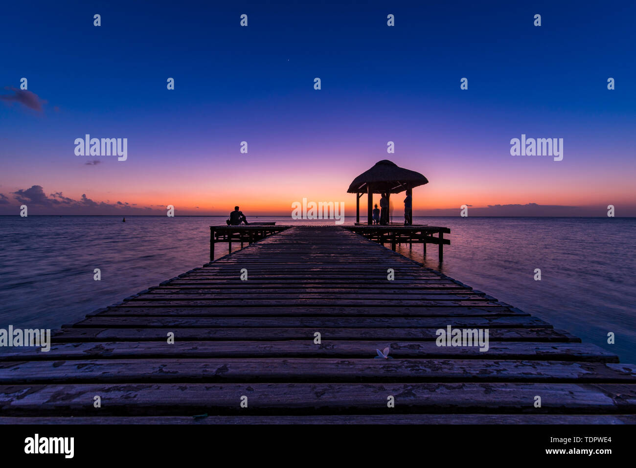 Beautiful night in Mauritius Stock Photo - Alamy