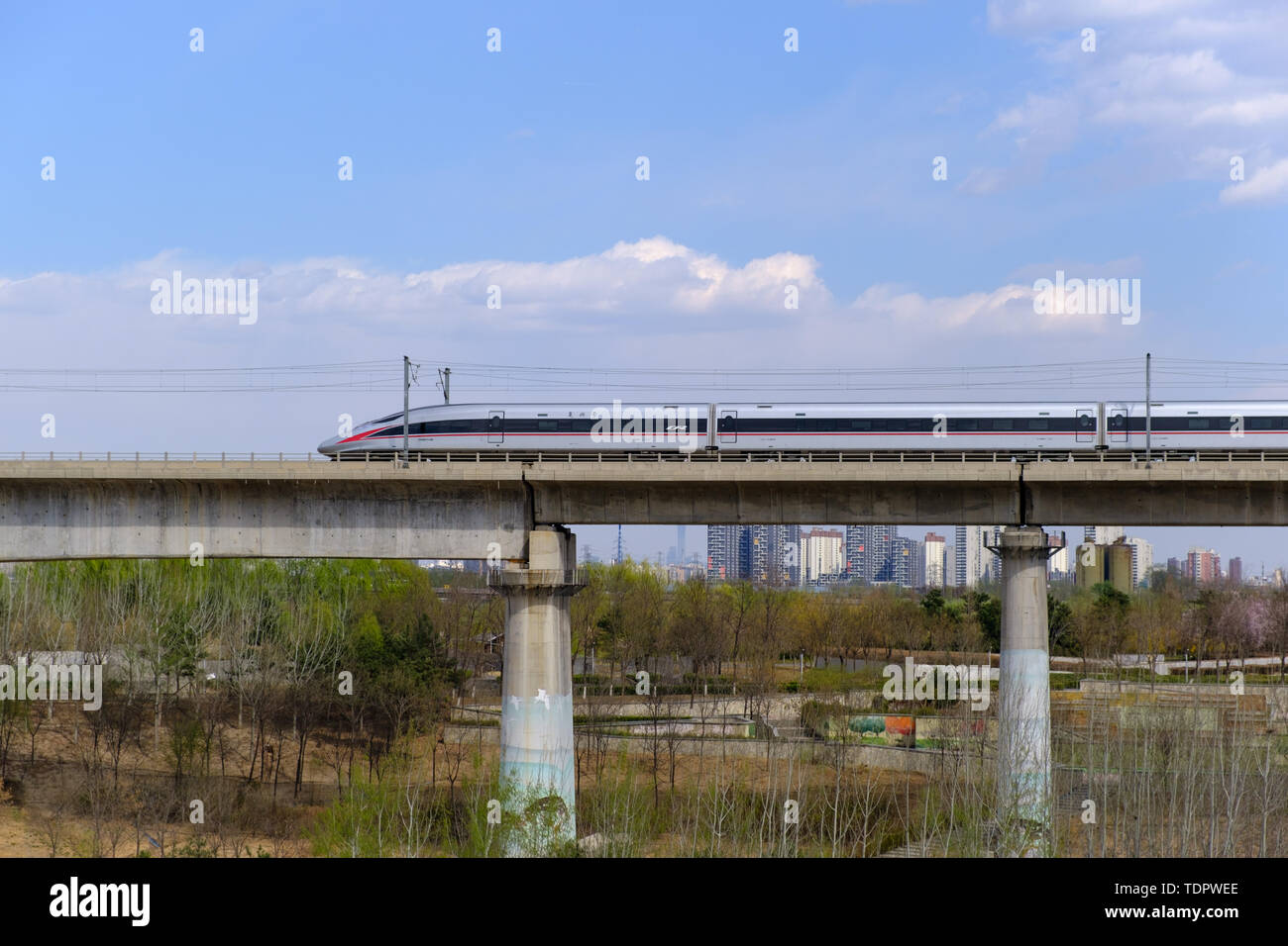 The Harmony train in Beijing Stock Photo - Alamy