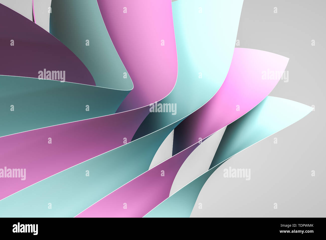 Three-dimensional rendering, blue powder phase flow background Stock ...