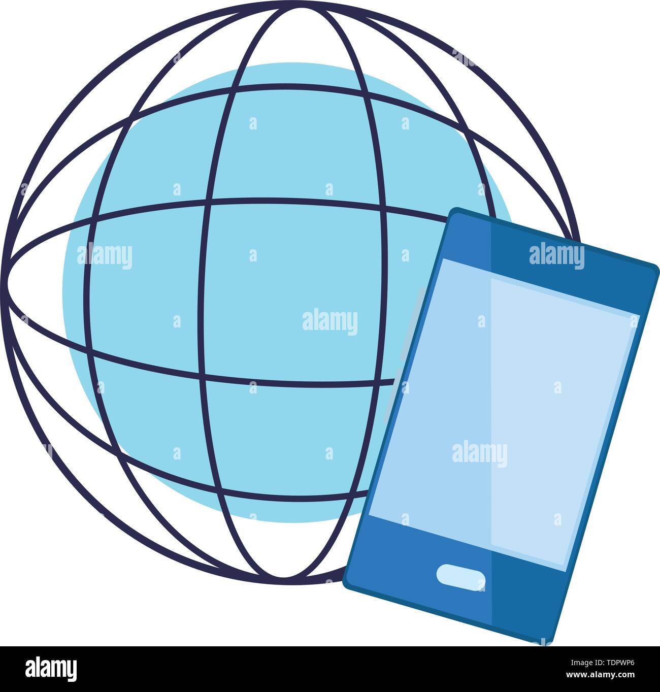 globe world sphere icon cartoon Stock Vector Image & Art - Alamy