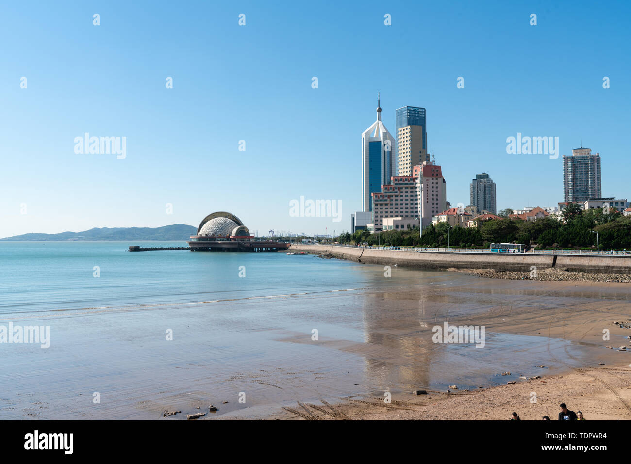 Scenery of Qingdao trestle scenic spot in Shandong Province Stock Photo ...