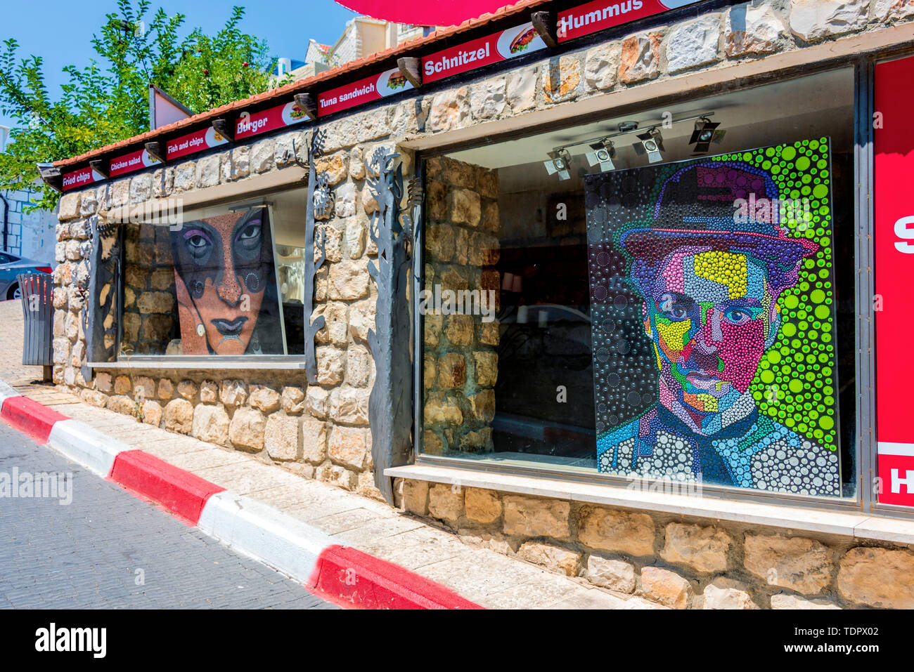 The small town of Zefat, Israel Stock Photo - Alamy