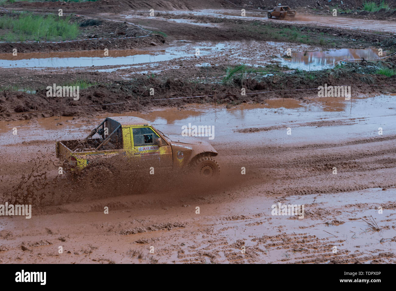 Land Cruiser Outdoor Car Cross Country Competition Stock Photo - Alamy