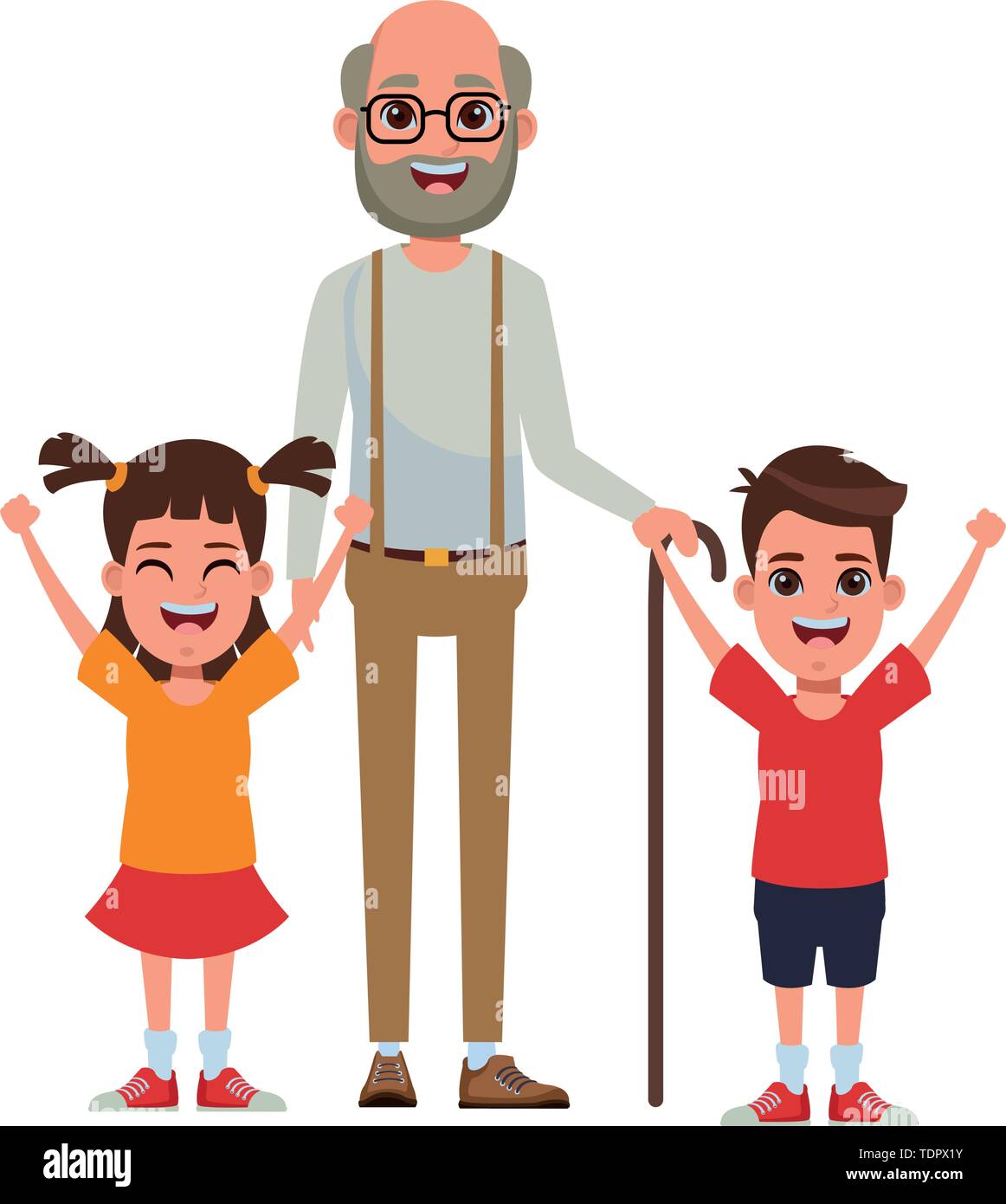 family avatar cartoon character portrait Stock Vector Image & Art - Alamy