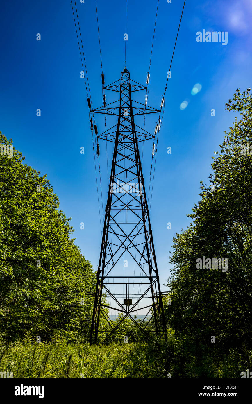 Power transformer electricity tower hi-res stock photography and images ...