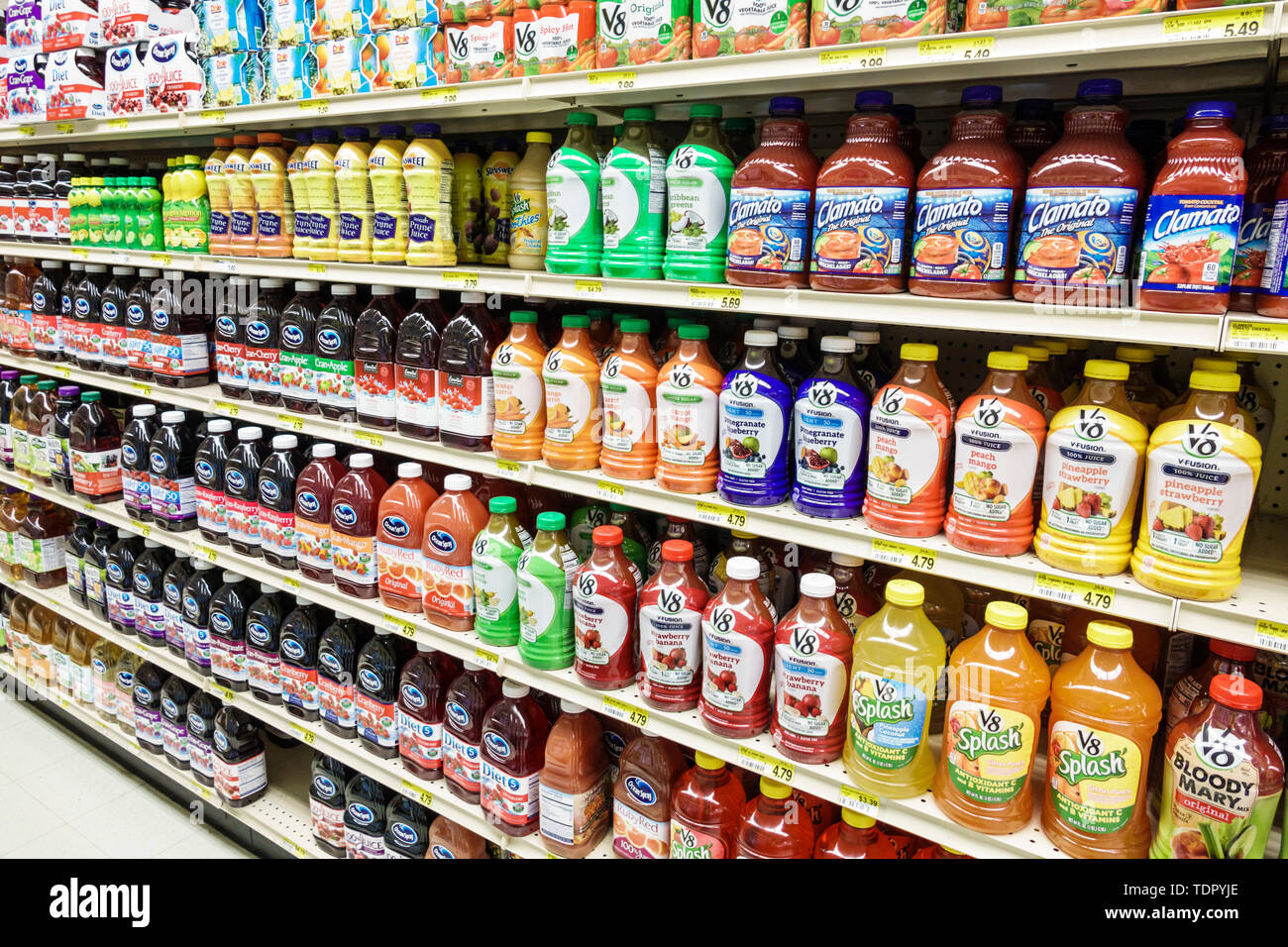 Juice In Store High Resolution Stock Photography and Images - Alamy