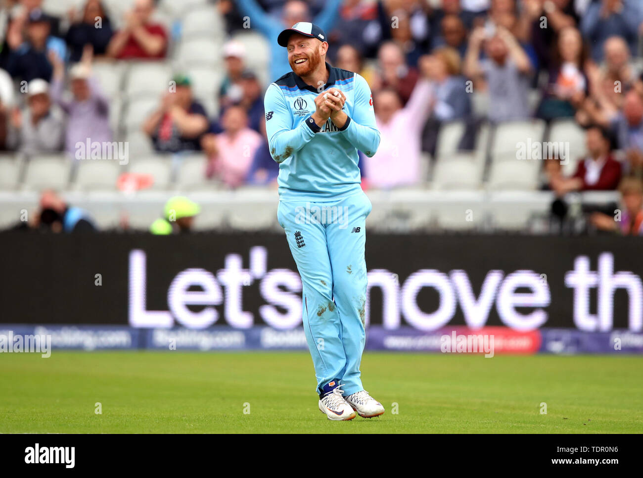 England's Jonny Bairstow catches out Afghanistan's Rashid Khan during ...