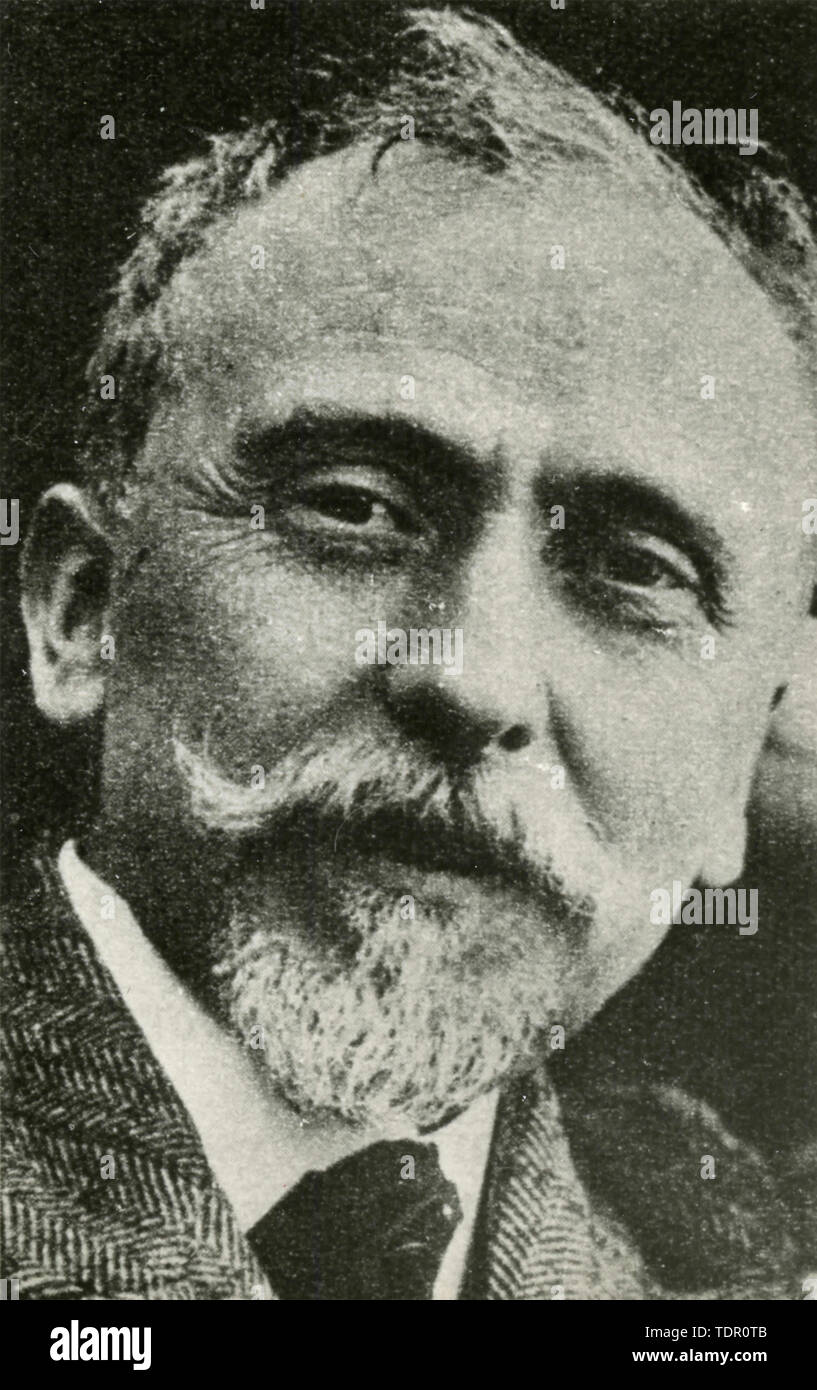 Italian writer Luigi Bertelli, 1910s Stock Photo - Alamy