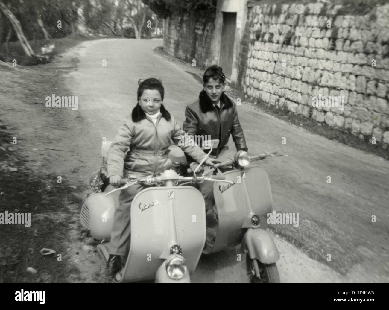 1950s motorcycle hi-res stock photography and images - Alamy