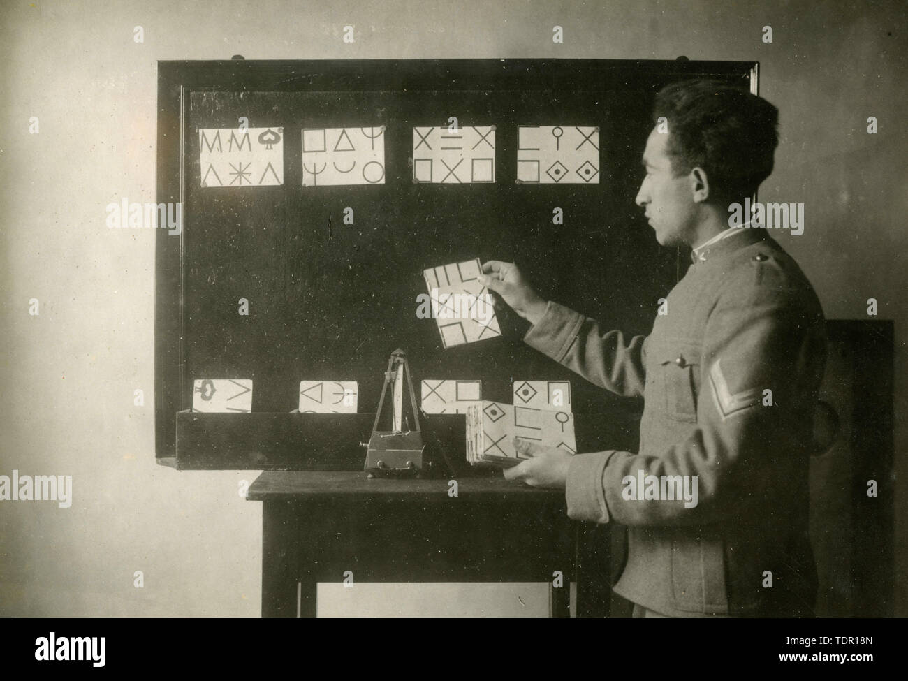 Speed choise test at the Air Force Medical Laboratory Montecelio, Rome ...