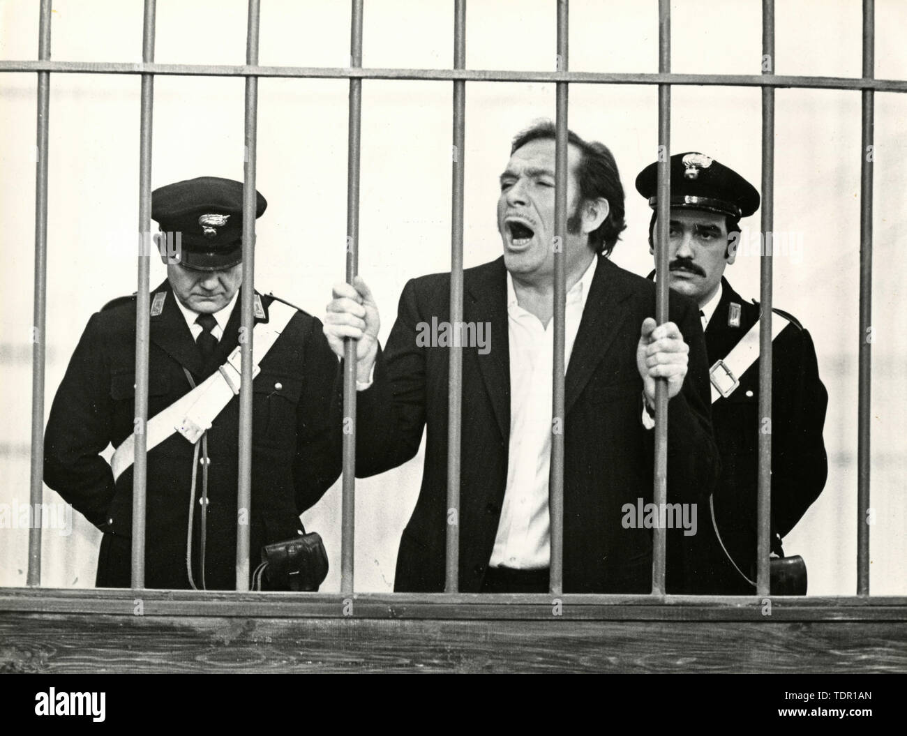 Italian actor Ugo Tognazzi in the movie La Supertestimone, 1971 Stock ...