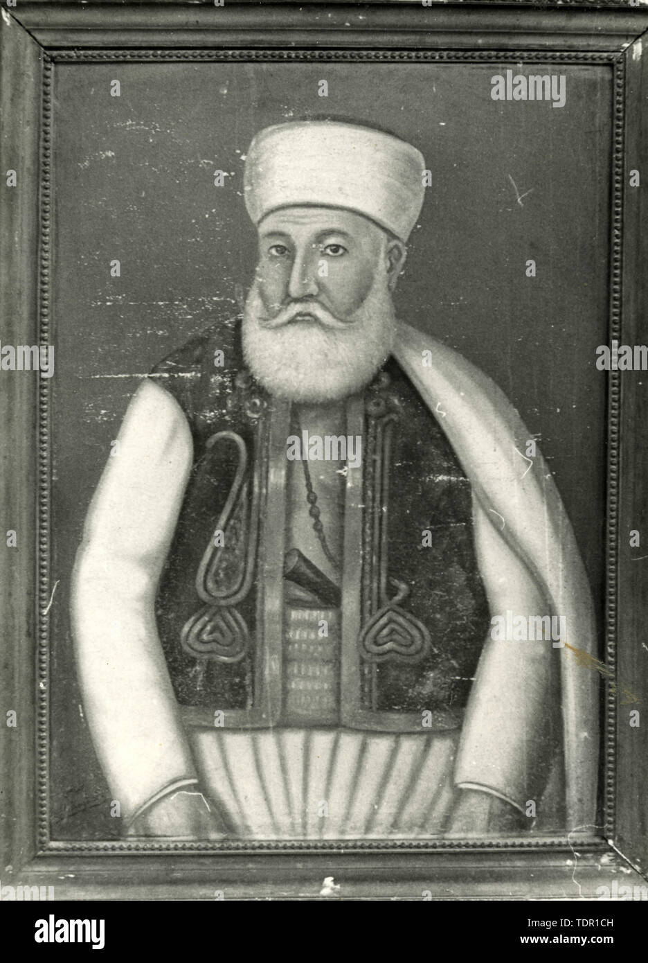 Portrait of Hussein Bey, Benali Turki, founder of the Husainid Dynasty ...