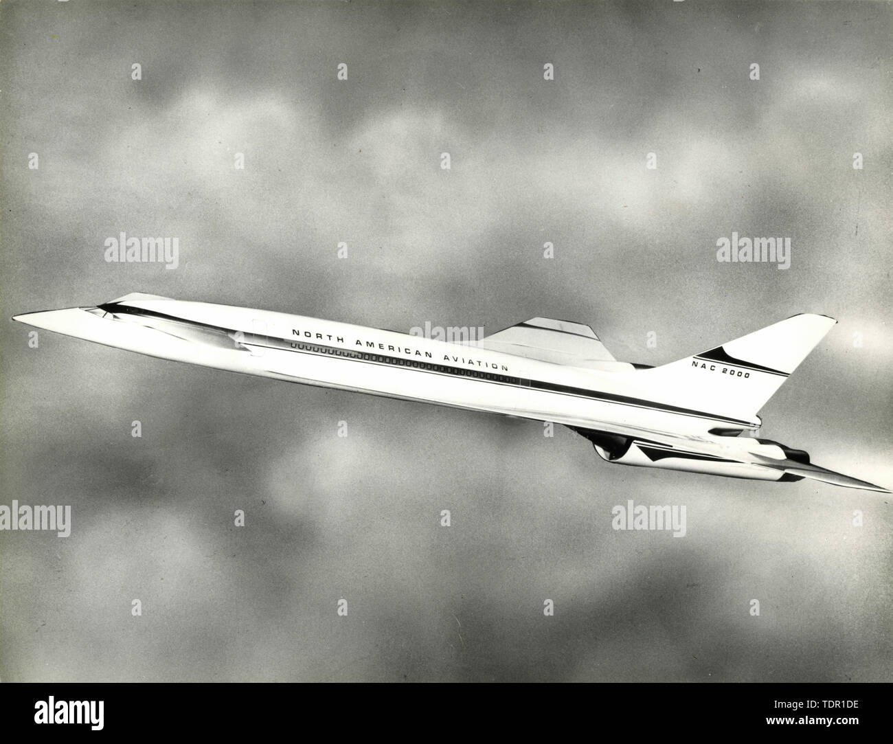 Supersonic Transport (SST) North American Aviation NAC 2000 aircraft ...