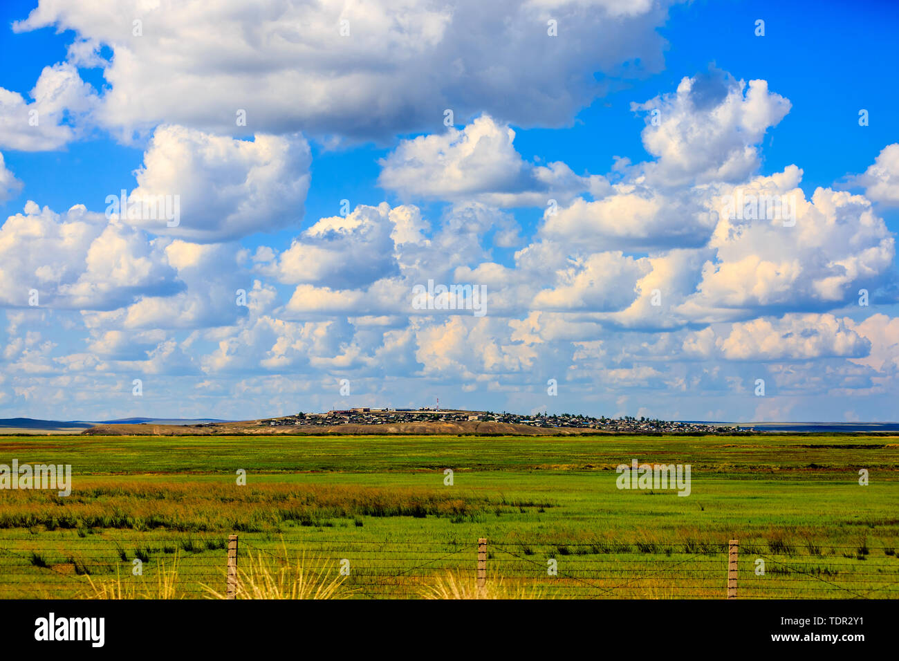 Summer in Hulunbuir Prairie, Inner Mongolia Stock Photo - Alamy