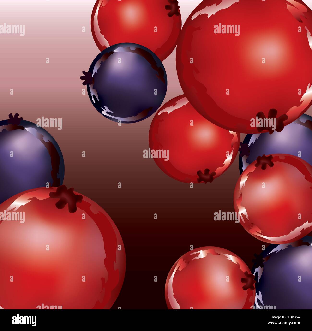 Black red currant jam Stock Vector Images - Alamy