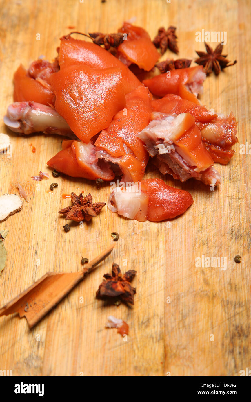 pig 's hoof Stock Photo - Alamy