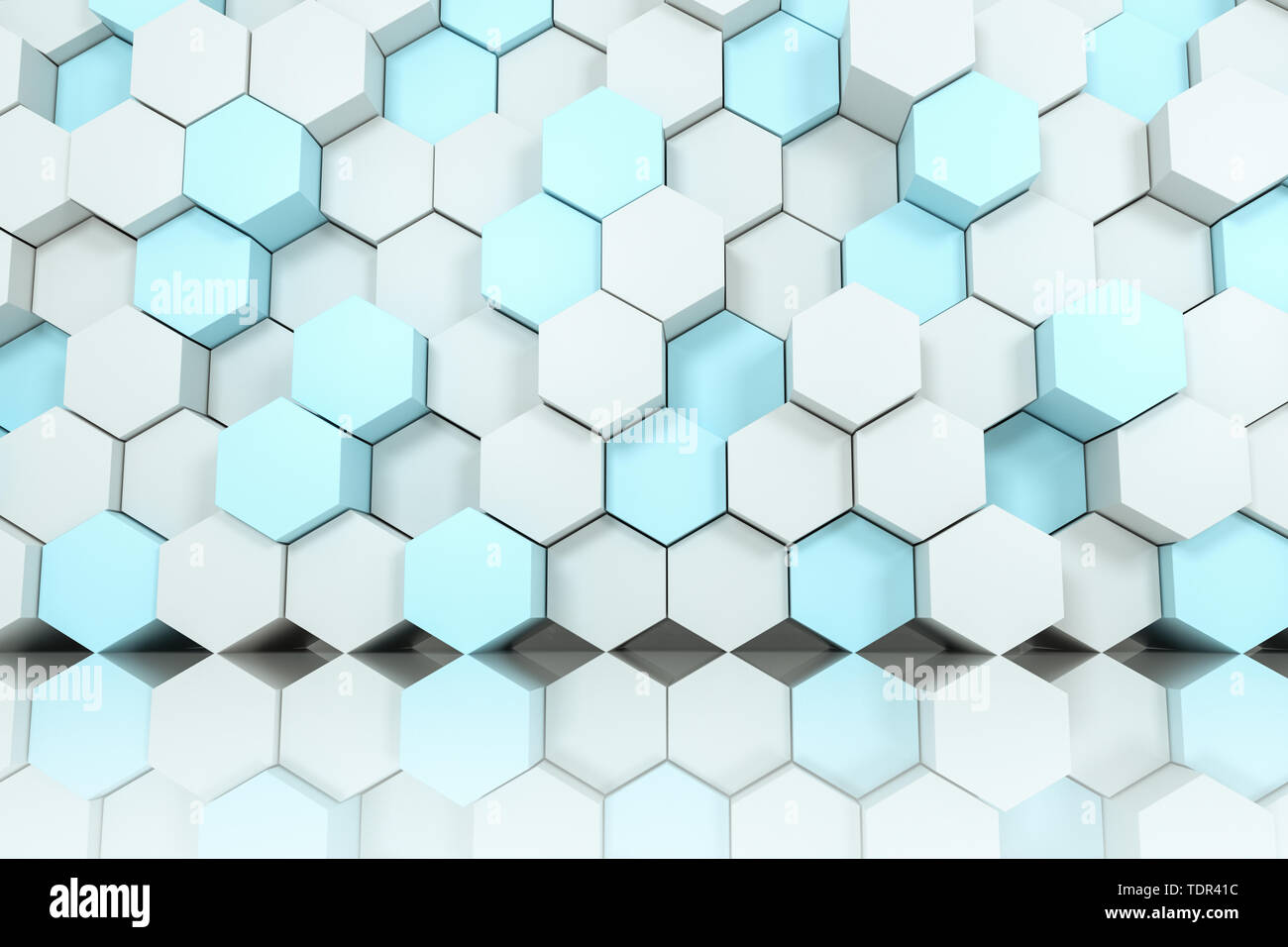 Hexagonal square combination, technology-sensitive background, three ...