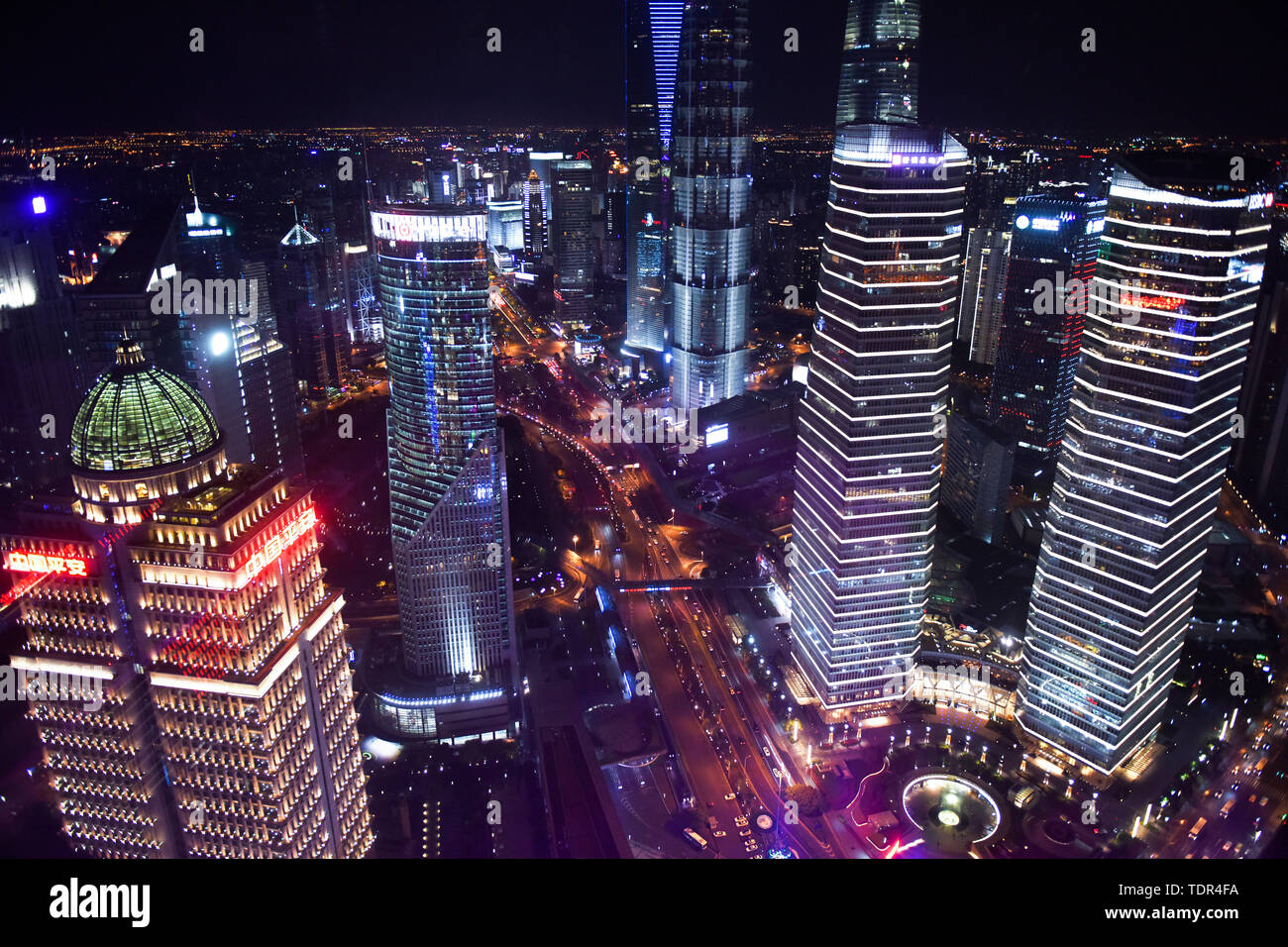 high-rise building building, lujiazui, shanghai Stock Photo - Alamy