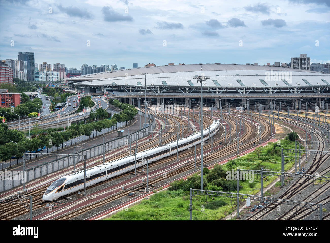 Fuxing EMU, high-speed rail, train, railway, rail transit, urban means ...