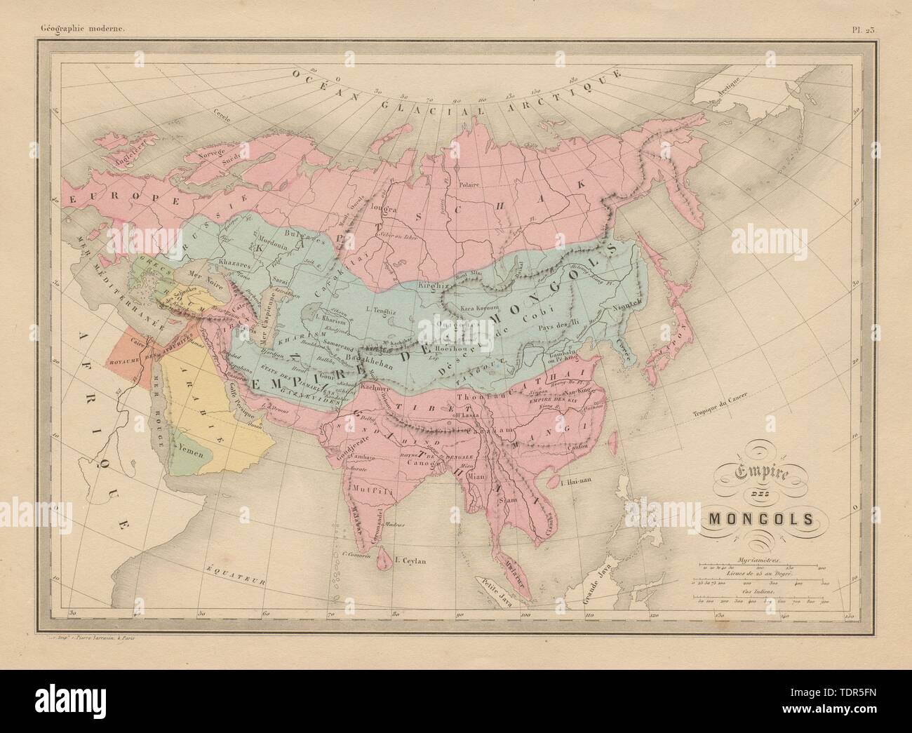 Mongol empire map hi-res stock photography and images - Alamy