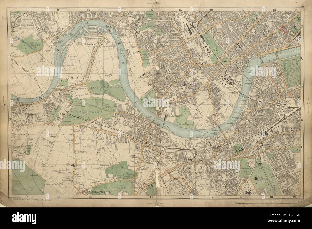 London street map 1900 hi-res stock photography and images - Alamy