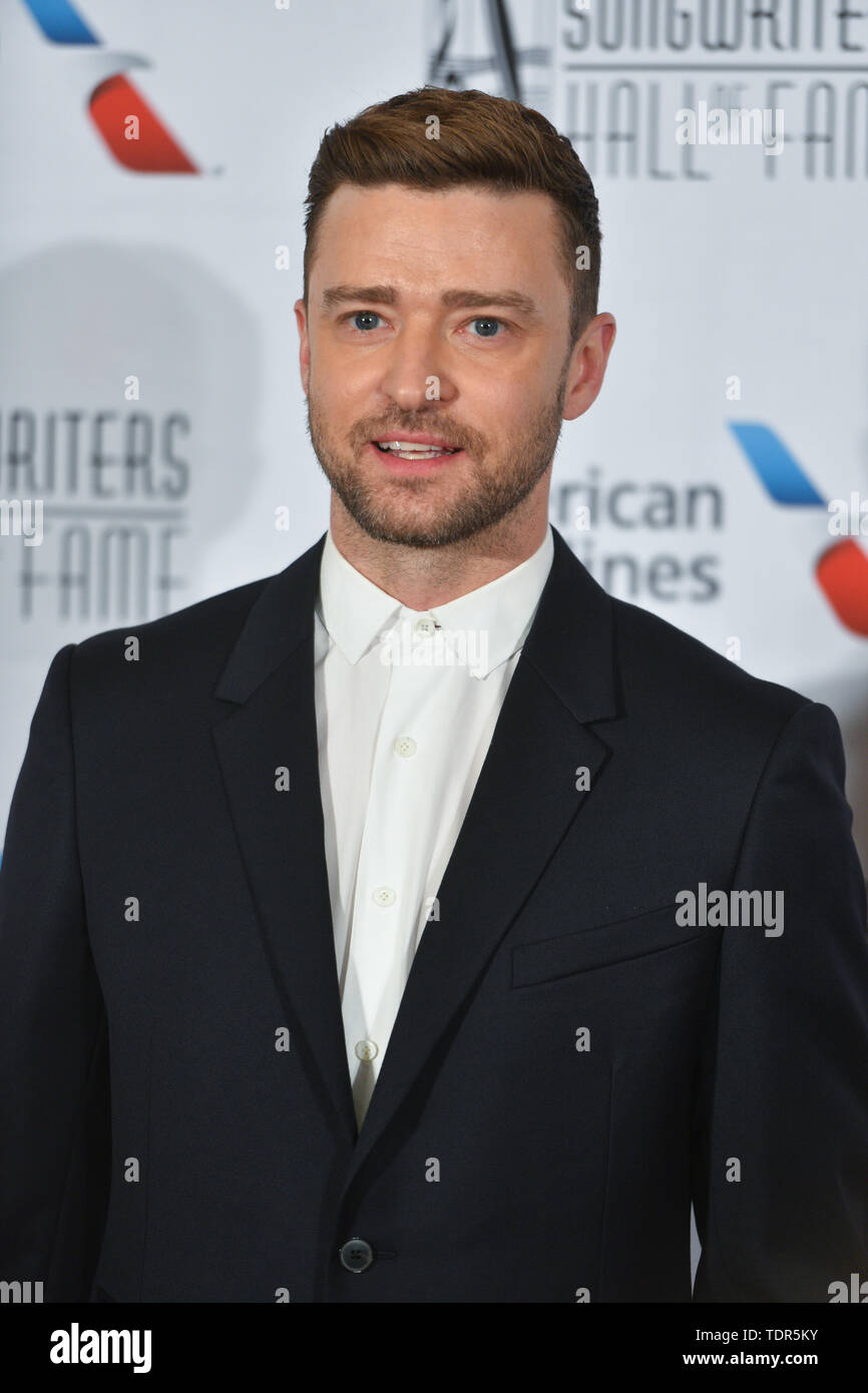 Justin Timberlake attends the Songwriters Hall Of Fame 50th Annual ...