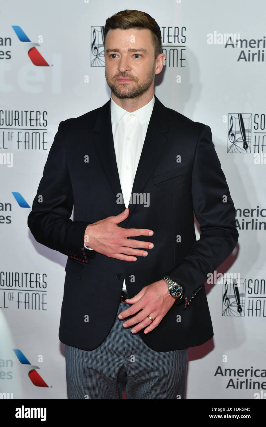 Justin Timberlake attends the Songwriters Hall Of Fame 50th Annual ...