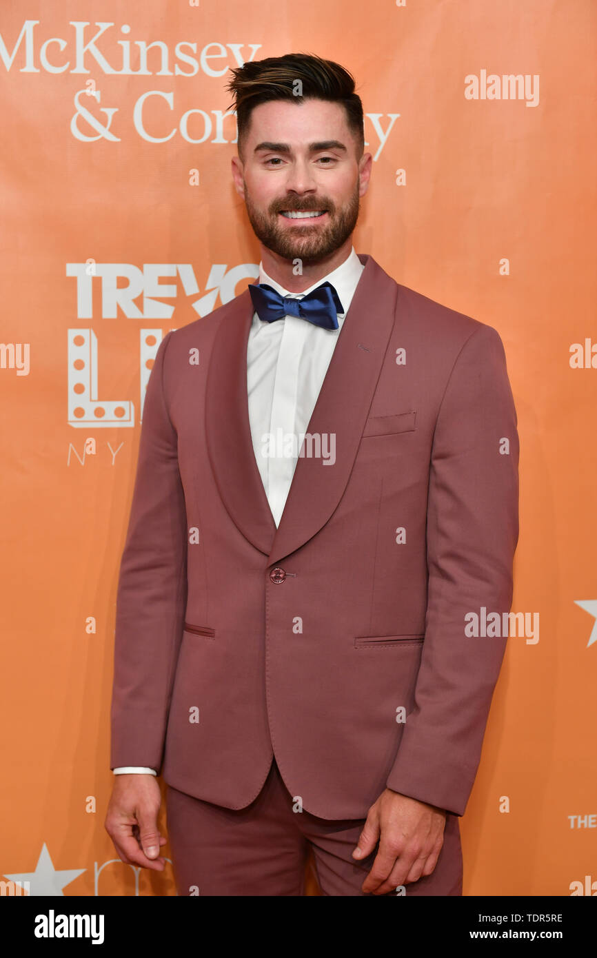Kyle Kreiger attends the 2019 TrevorLIVE New York Gala at Cipriani Wall ...