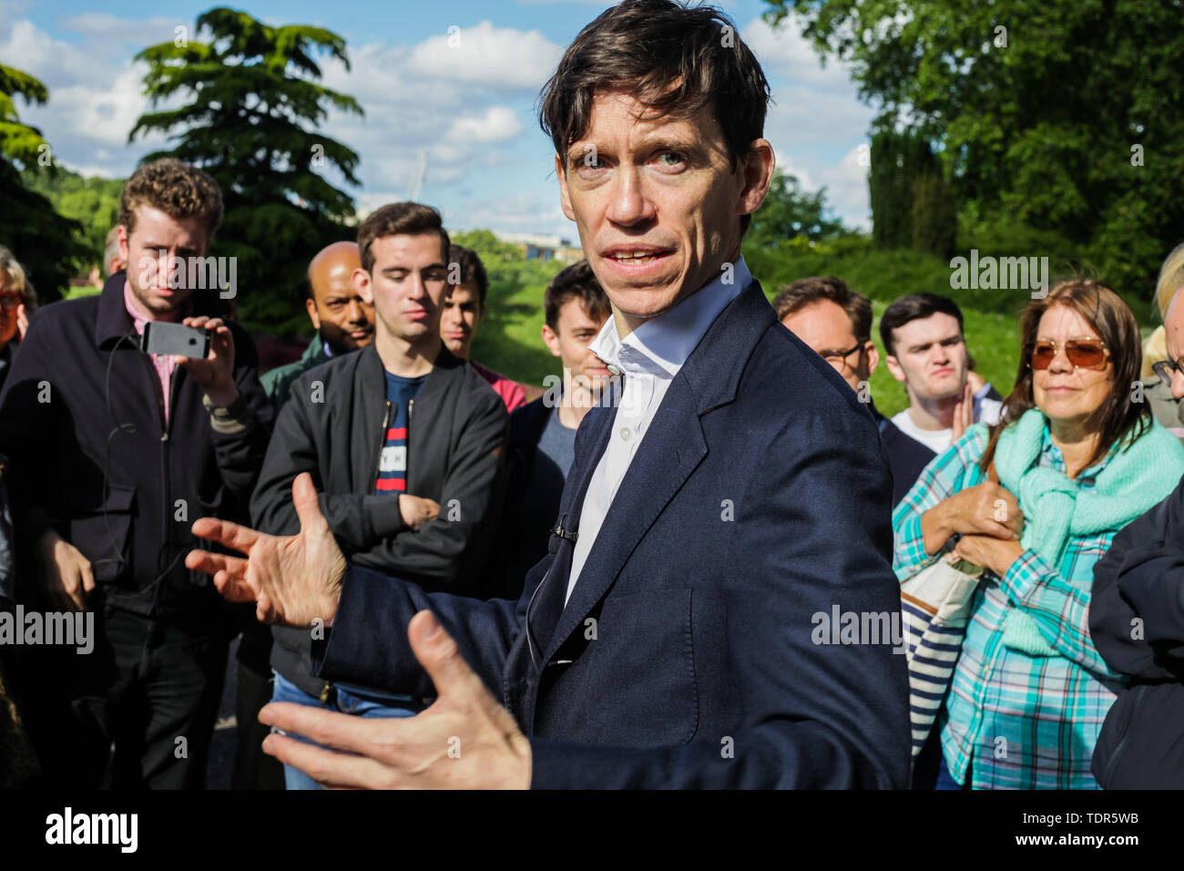 London, UK - June 14th 2019: Conservative MP Rory Stewart continues his ...