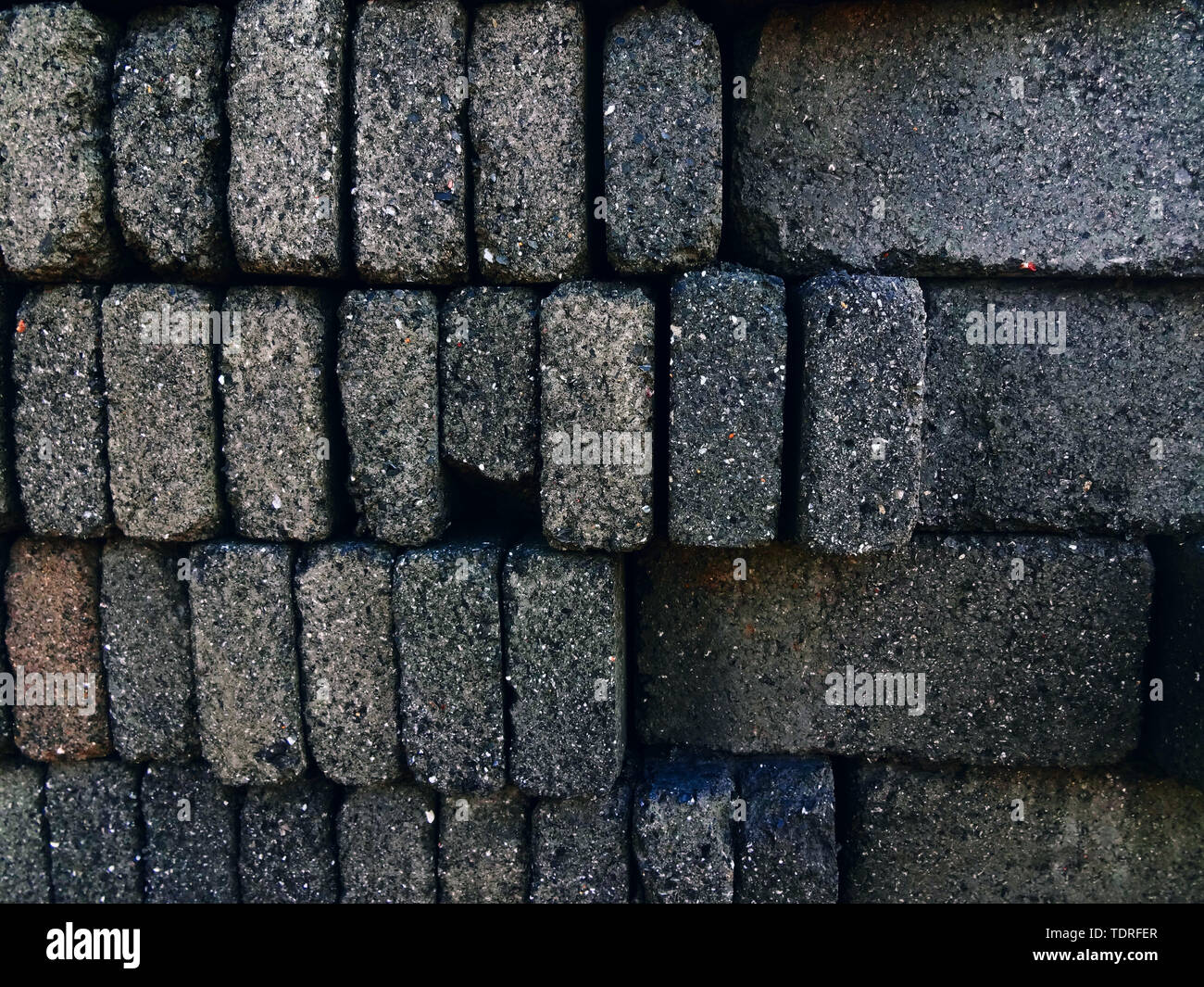 Texture of masonry wall in ruins Stock Photo - Alamy