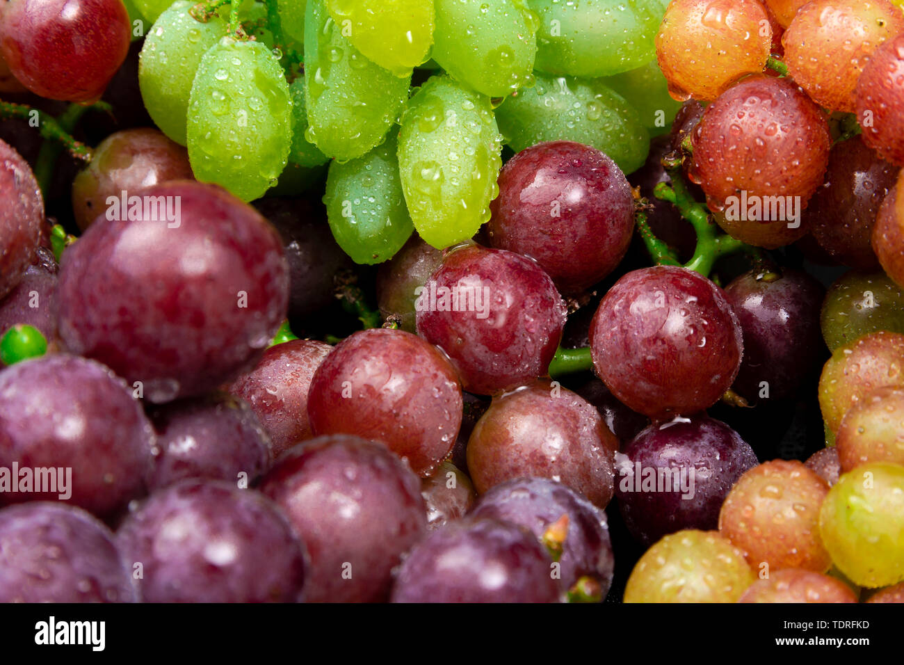 Multiple grape combinations Stock Photo - Alamy