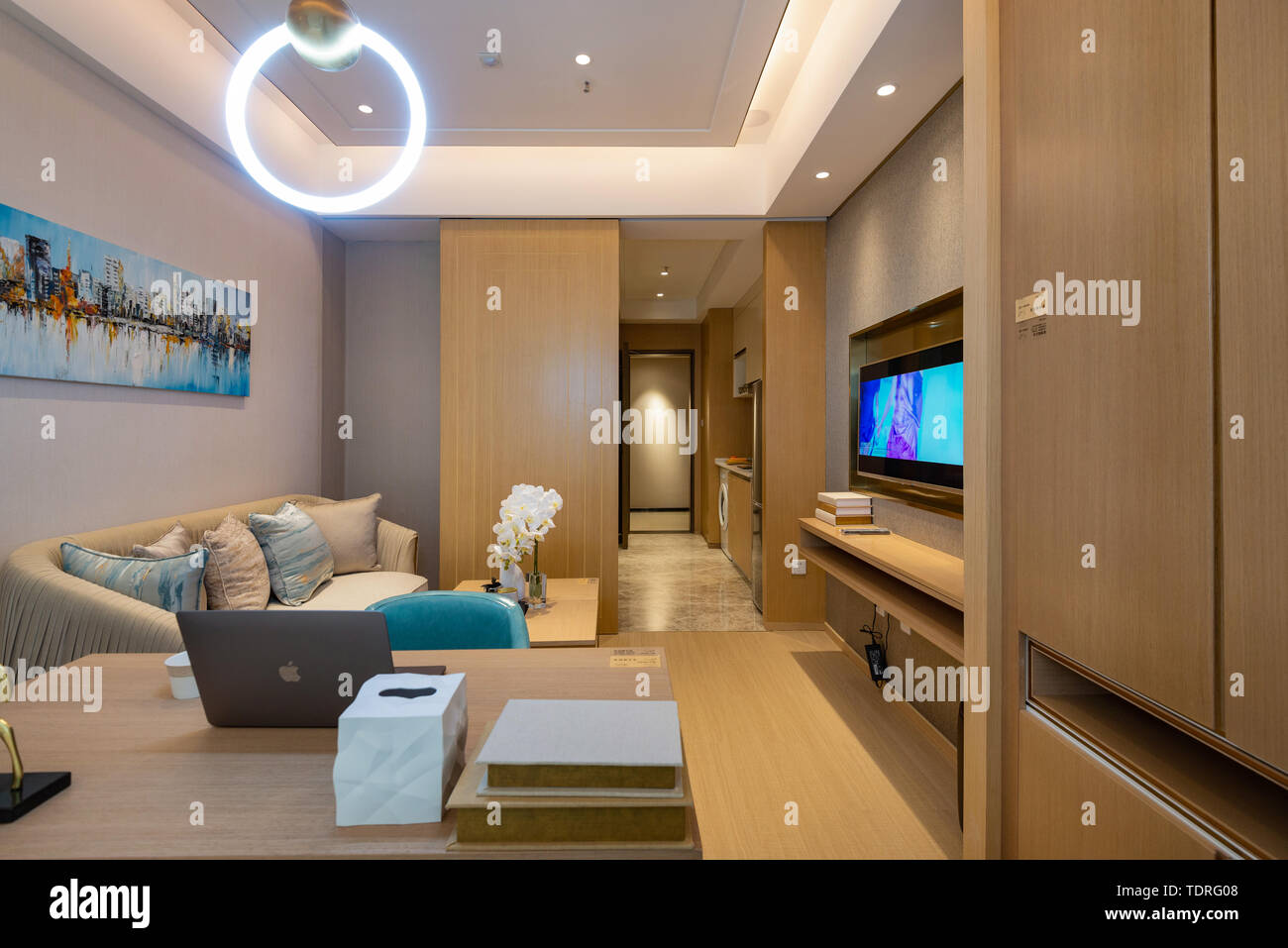 Family apartments inside with carpets and floors hi-res stock ...