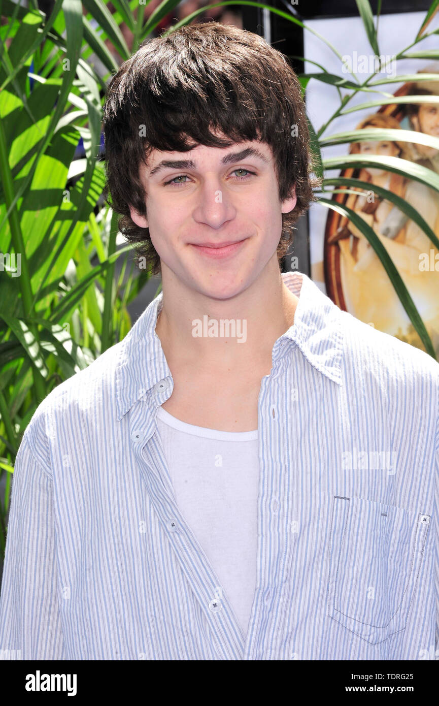 LOS ANGELES, CA. March 30, 2008: David Henrie at the world premiere of "Nim's Island" at Grauman ...