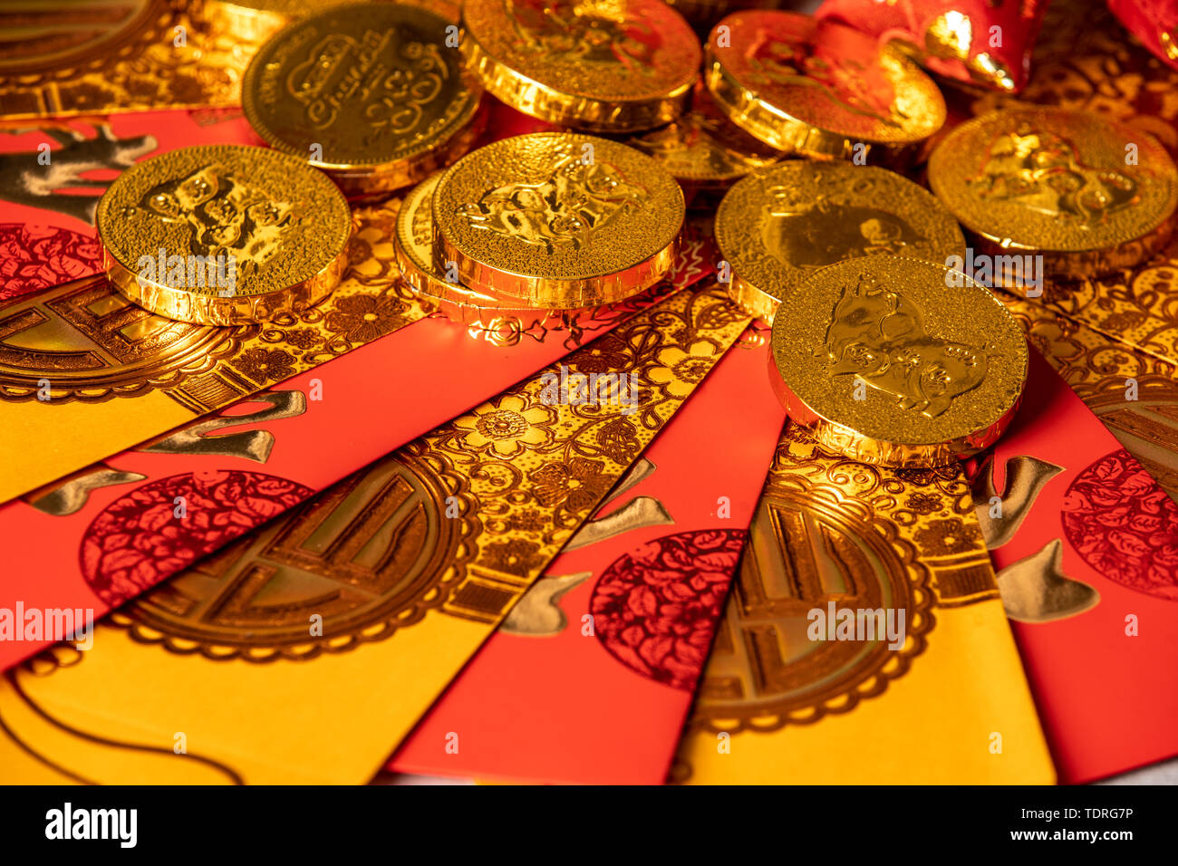 Chocolate Coin In Red Envelope at Lauren Blackwell blog