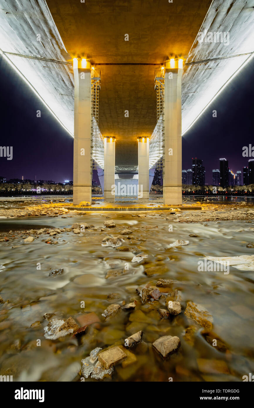 Shenyang hun river bridge hi-res stock photography and images - Alamy