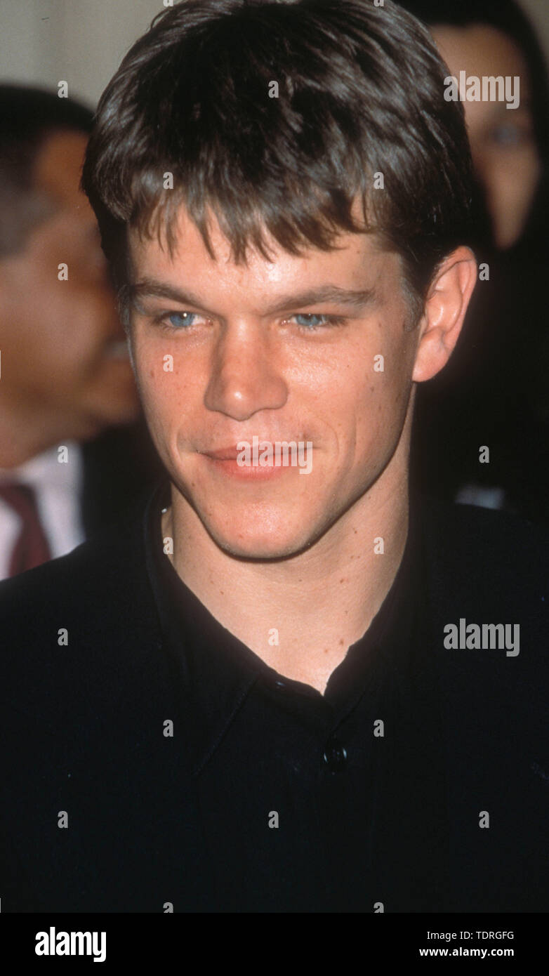 Jun 24, 1999 - Los Angeles, California, USA - MATT DAMON at the 'Upton ...
