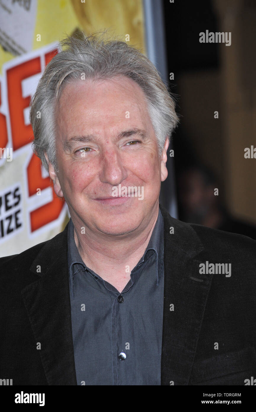 LOS ANGELES, CA. December 02, 2008: Alan Rickman at the Los Angeles ...