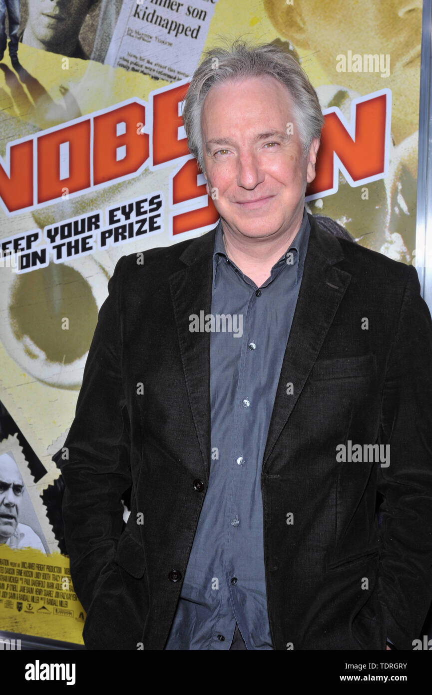 LOS ANGELES, CA. December 02, 2008: Alan Rickman at the Los Angeles ...