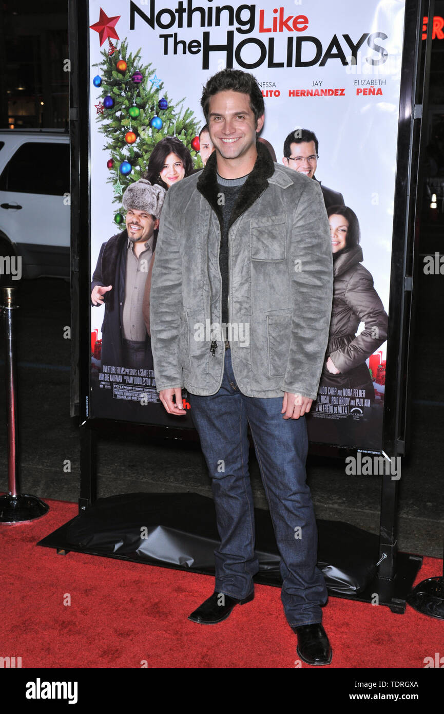 LOS ANGELES, CA. December 03, 2008: Brandon Barash at the Los Angeles ...