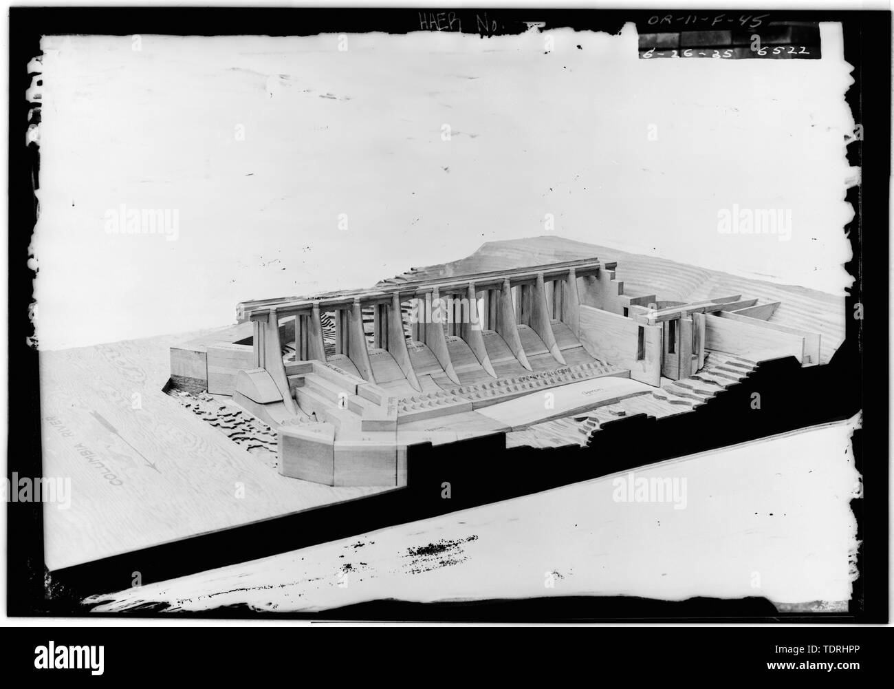 photographer unknown 26 June 1935 MODEL OF SOUTH HALF OF MAIN SPILLWAY ...