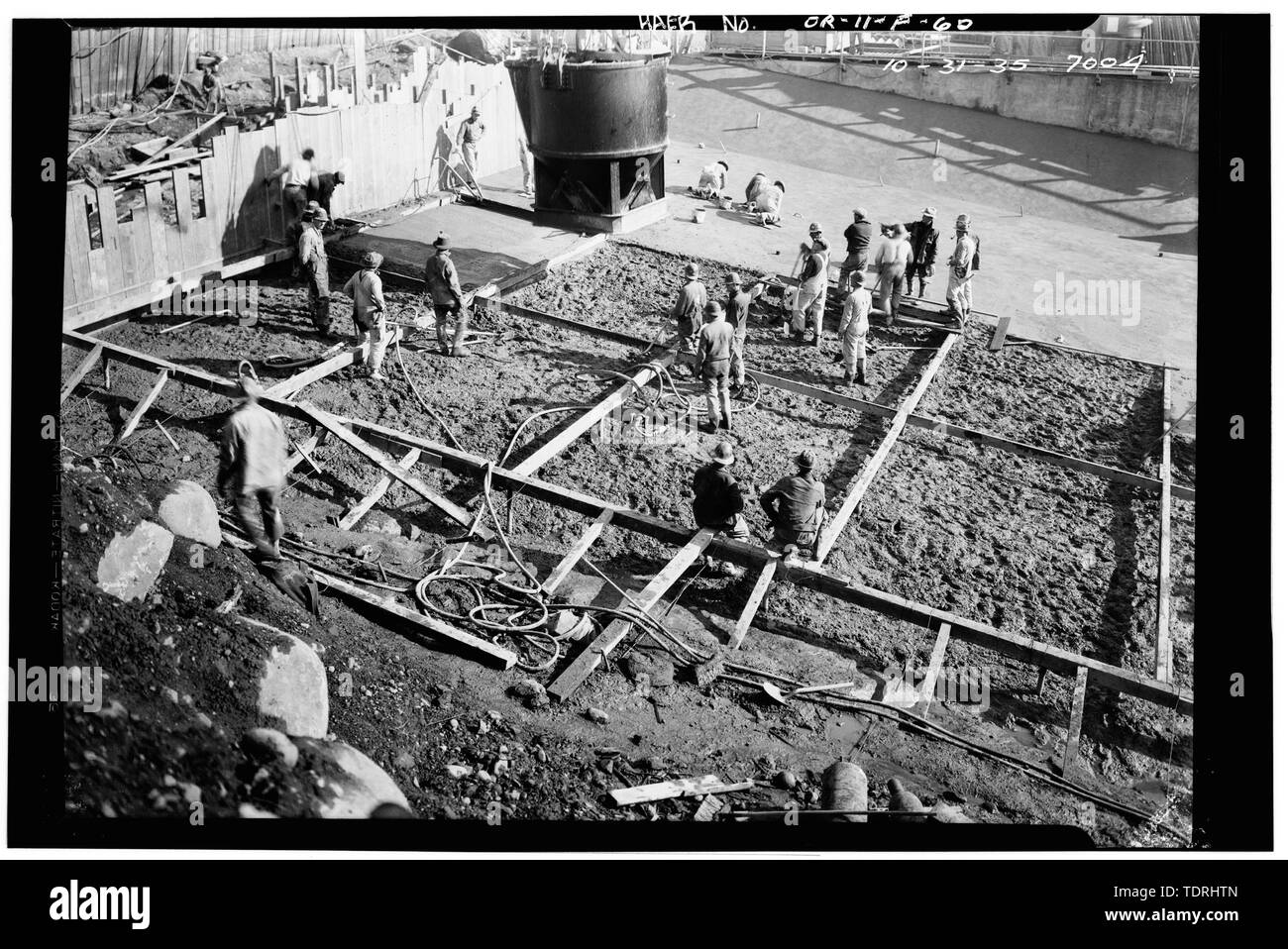 photographer unknown 31 October 1935 PLACING AND FINISHING CONCRETE FOR ...