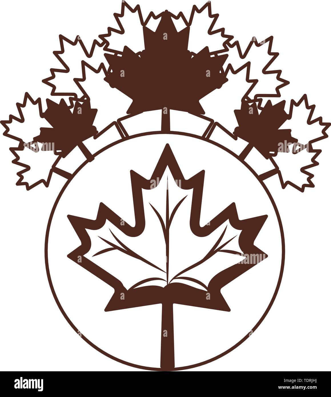 Canada garden Stock Vector Images - Alamy