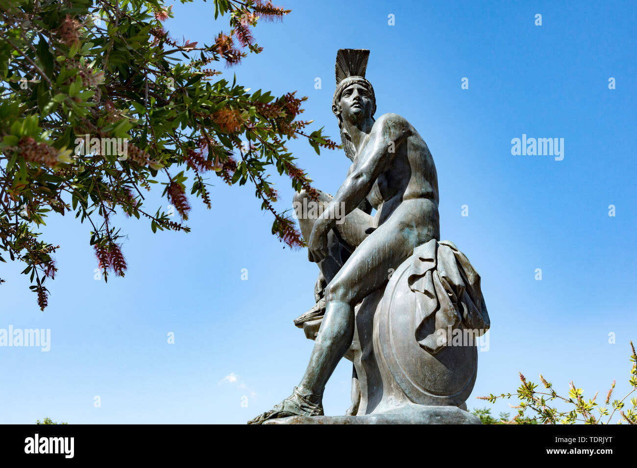 Statue of Theseus at theseion area of Athens in Greece Stock Photo - Alamy