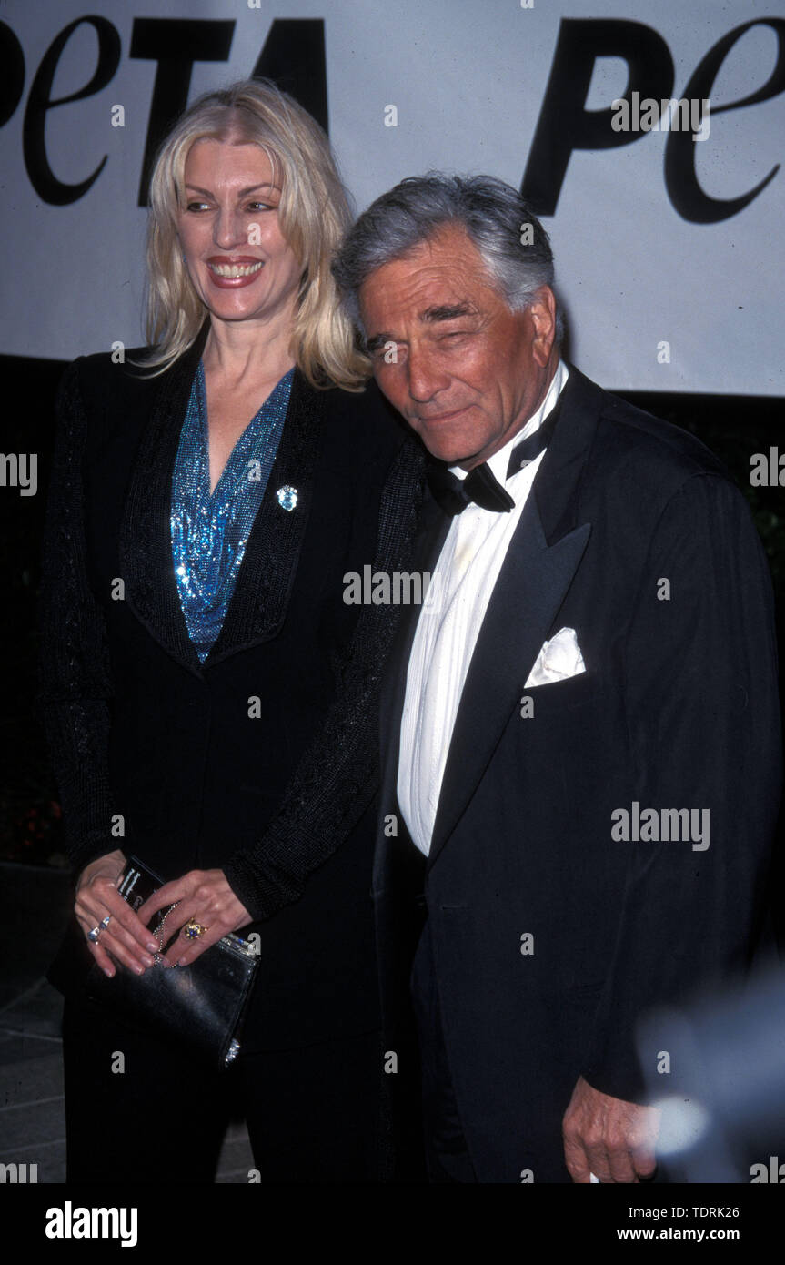 Sep 18, 1999; Los Angeles, CA, USA; Actor PETER FALK & wife SHERA ...