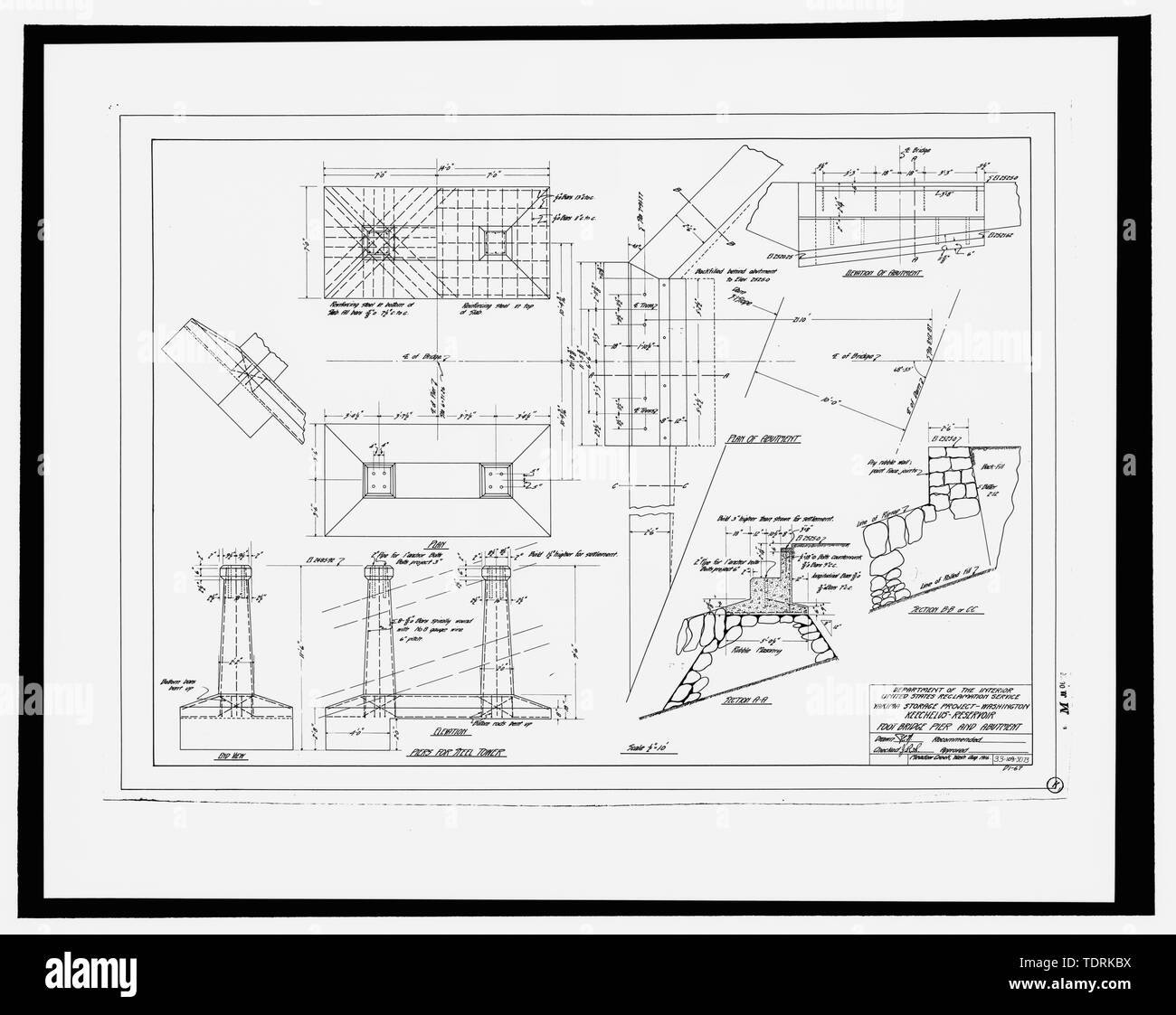 Bridge Abutment Drawings