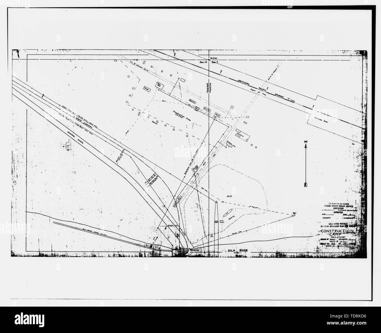 Coolidge dam hi-res stock photography and images - Alamy