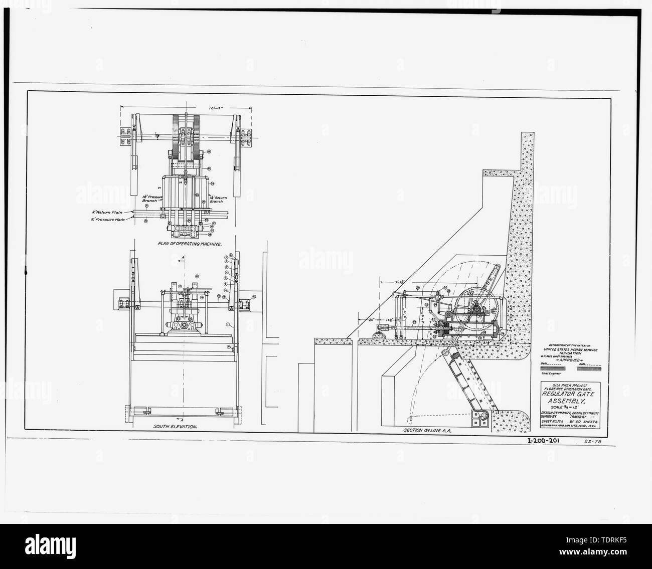 Coolidge dam hi-res stock photography and images - Alamy